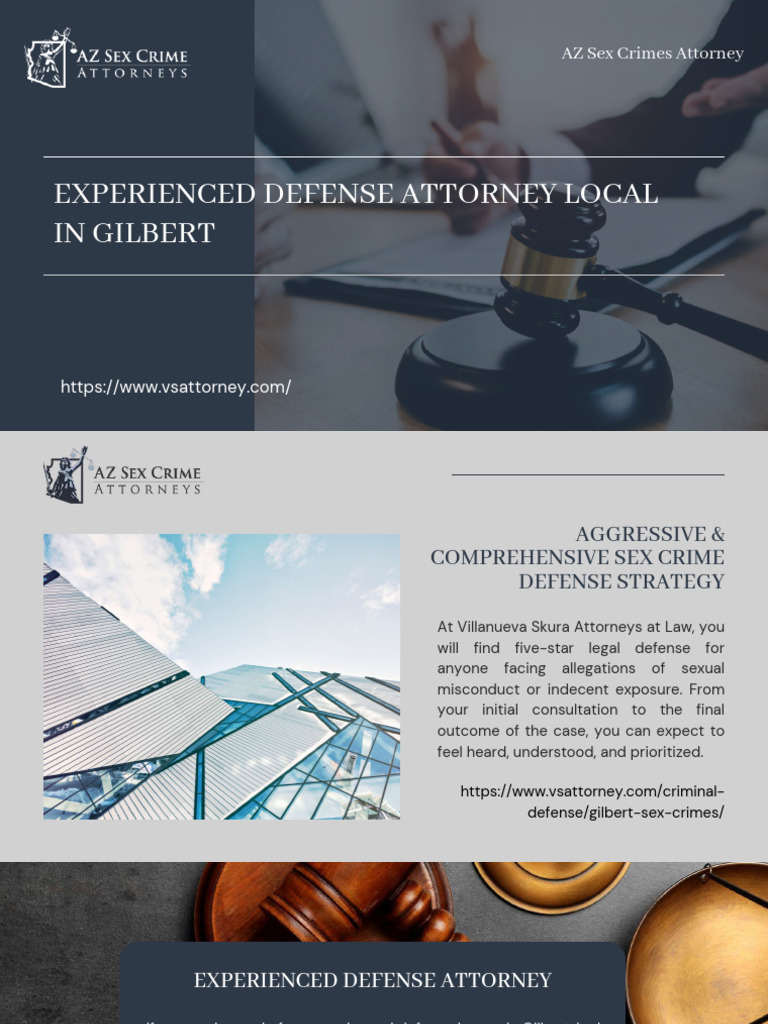 Experienced Defense Attorney Local in Gilbert | PDF | Sexual Assault ...