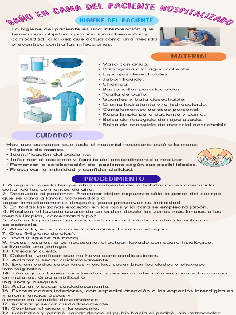 Baño en Cama | PDF | Higiene