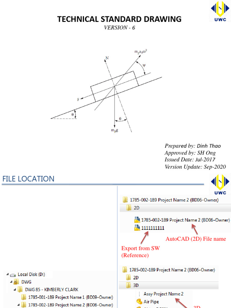 Technical Standard Drawing (Rev 6) | PDF | Engineering Tolerance