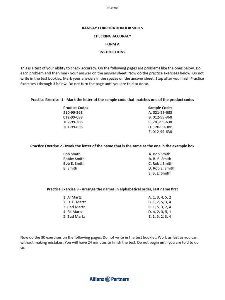 Test de Atentie | PDF