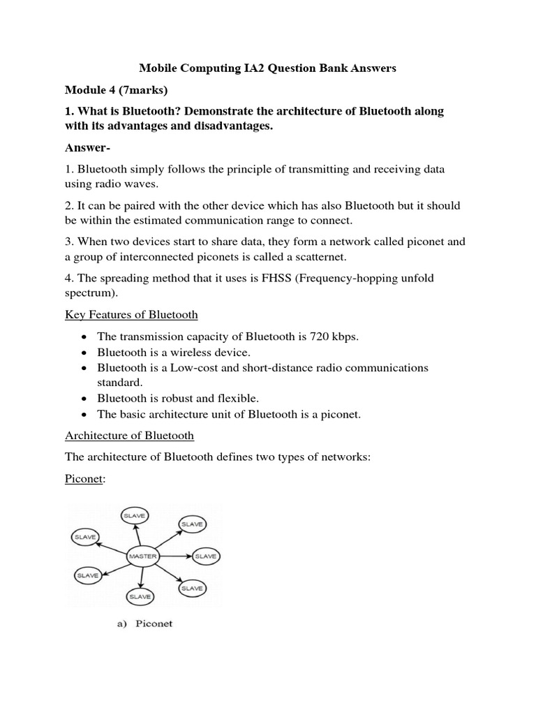 MC QB Ia2 | PDF | Lte (Telecommunication) | Computer Network