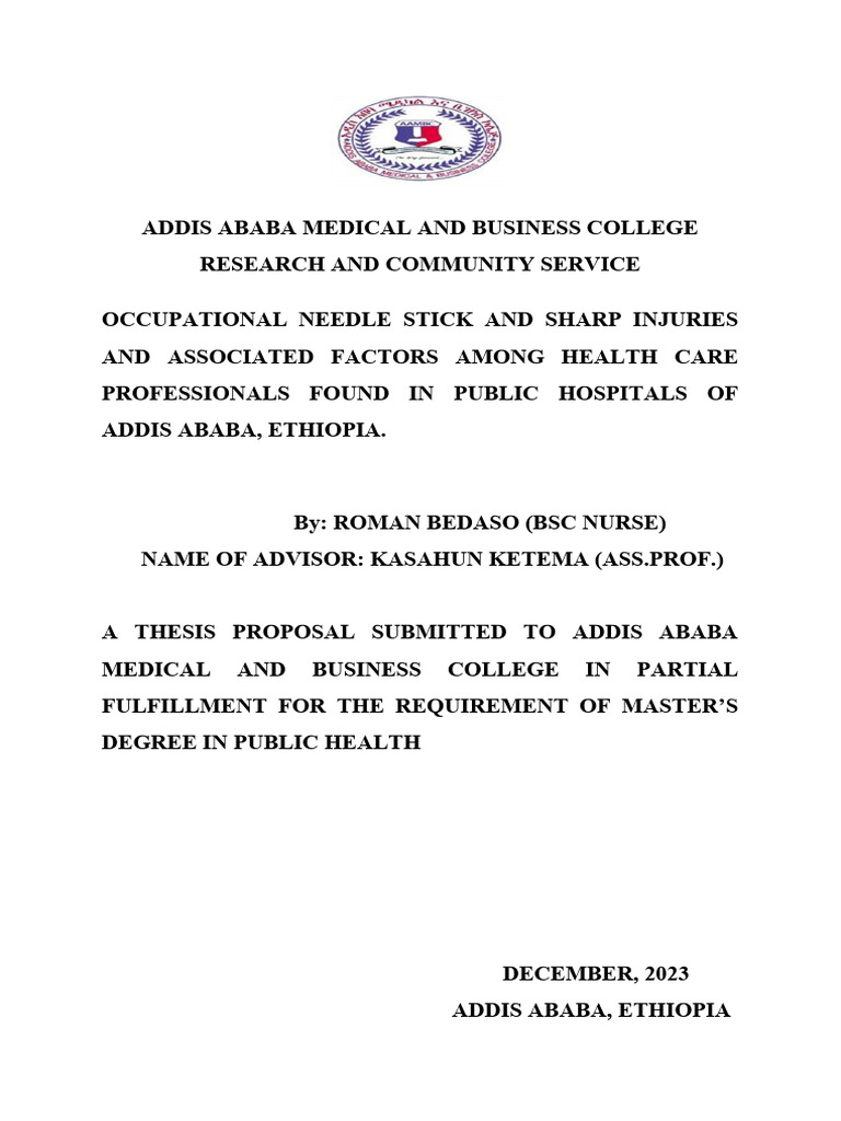 Roman Bedaso Result | PDF | Public Health | Epidemiology