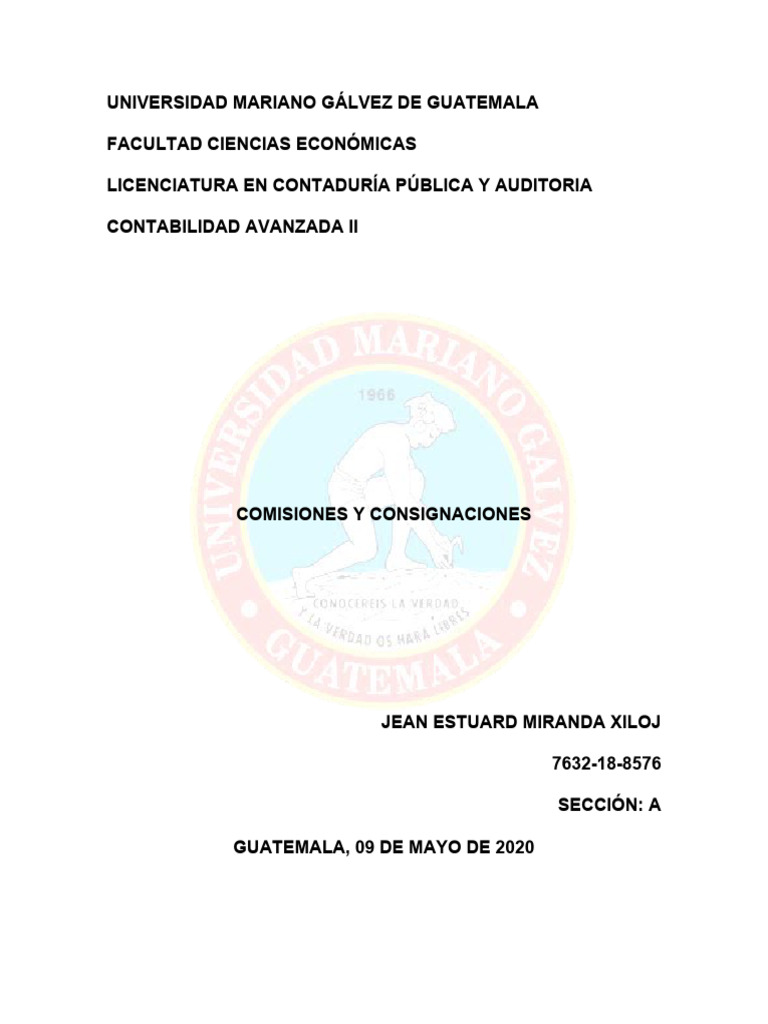 Comisiones y Consignaciones | PDF | Business | Sector privado