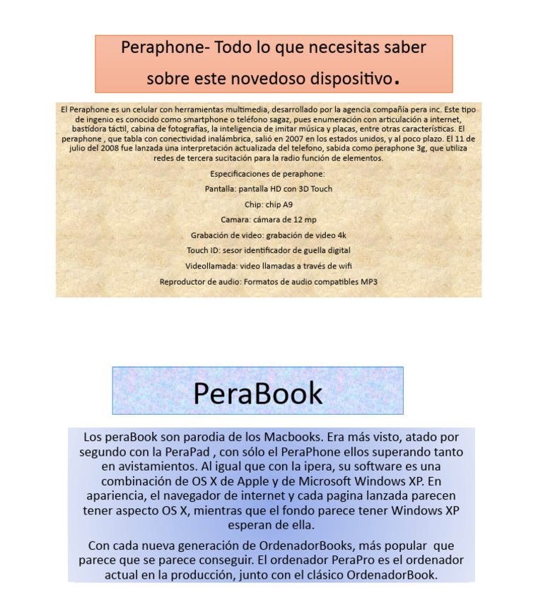 Peraphone - Todo Lo Que Necesitas Saber Sobre Este | PDF
