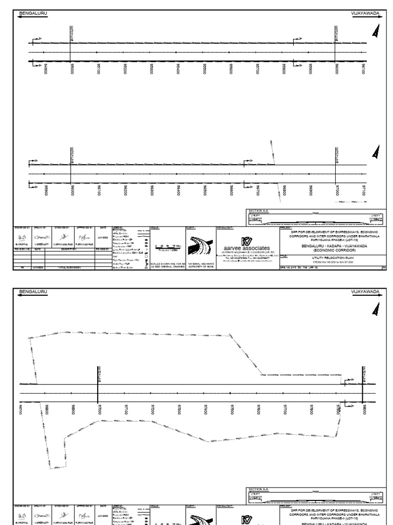 Utility Relocation Plan - P-V | Download Free PDF | Road Transport ...