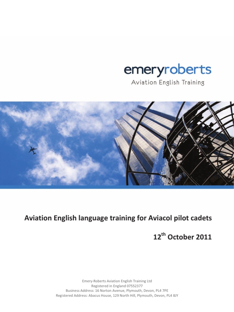 Aviation English | PDF