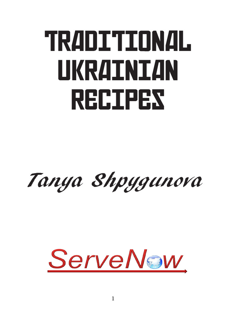 Authentic Ukrainian Recipes Collection | PDF | Dumpling | Dough