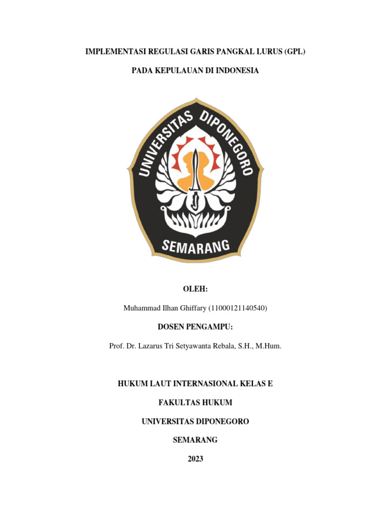 Makalah Hukum Laut Internasional Ilhan | PDF