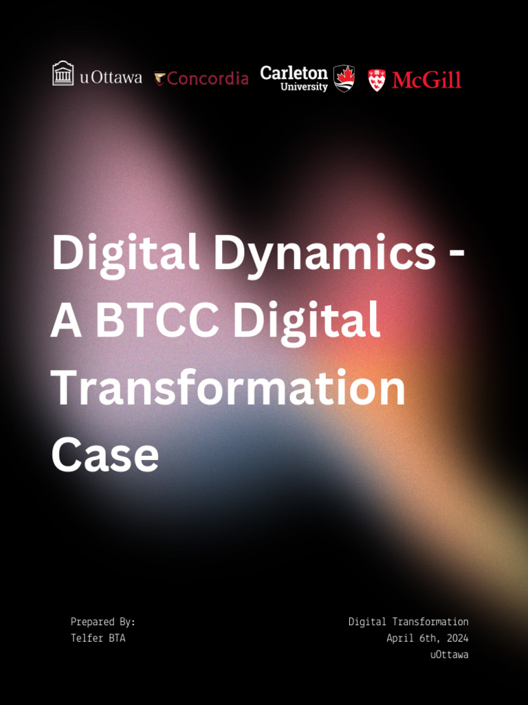 BTA BTCC Digital Transformation Case | PDF | Customer Relationship Management | Digital Marketing