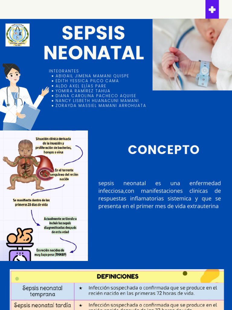 Sepsis Neonatal: Conceptos y Tratamientos | PDF | Septicemia | Infantes