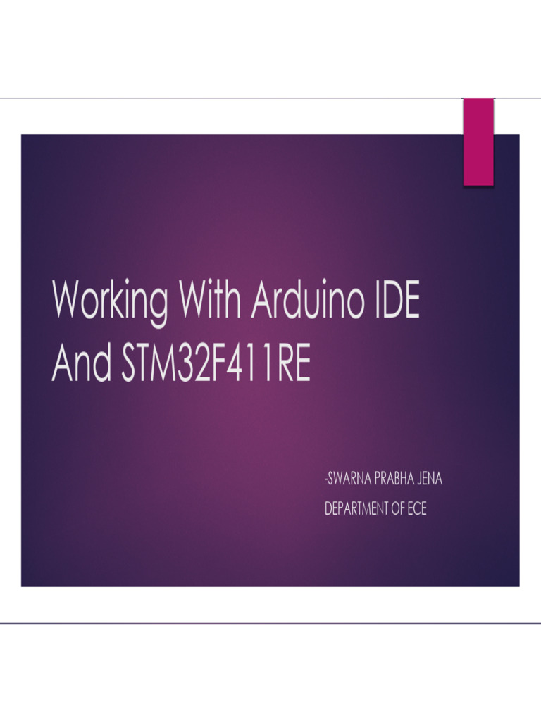 Work With Arduino Ide Pdf Arduino Computer Architecture 1132