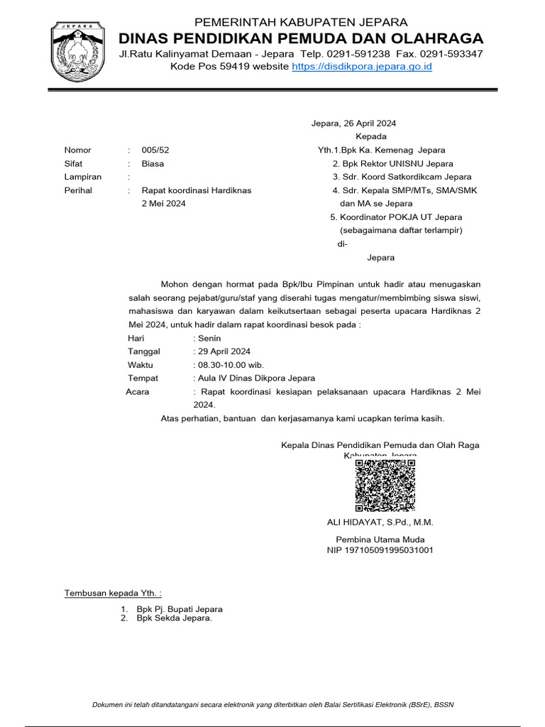 Surat Undangan Terlampir 29 OK | PDF