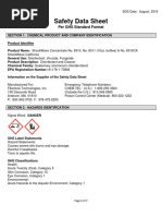 Great Value Bleach MSDS Sheet | PDF | Personal Protective Equipment | Water