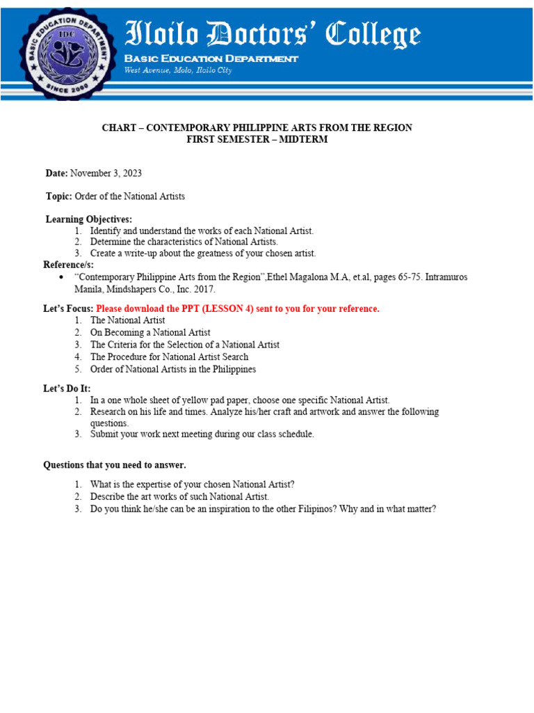 Lesson 4 Module | PDF