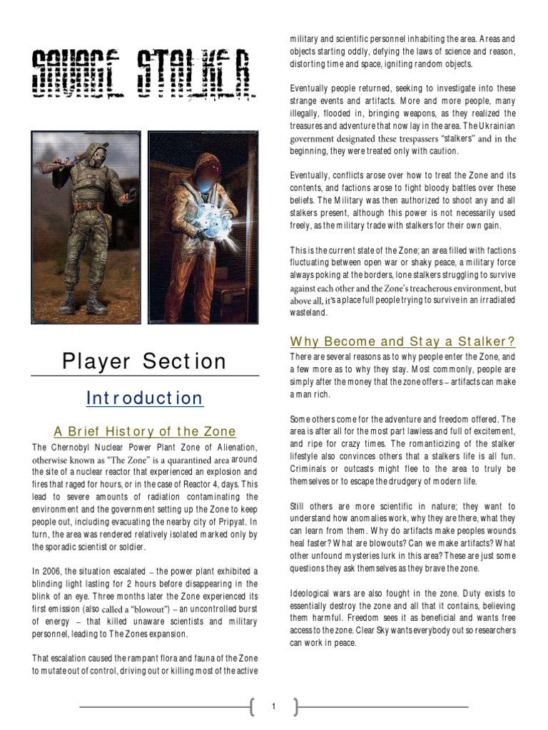 Savage Worlds - Savage Stalker - Player Section | Download Free PDF | Personal Digital Assistant