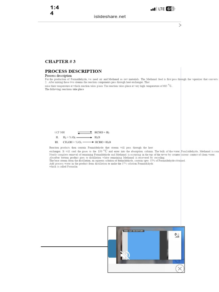 Chapter # 3: Process Description | PDF | Cooking, Food & Wine | Science & Mathematics
