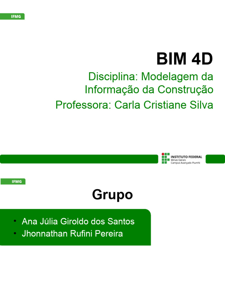 Vantagens e Desvantagens do BIM 4D | PDF | BIM | Informática