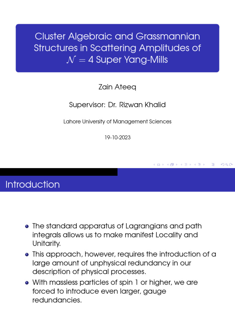Scattering Amplitudes in N 4 Super Yang Mills | PDF | Vertex (Graph Theory) | Matrix (Mathematics)