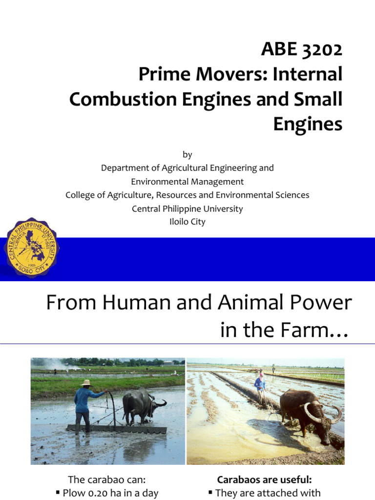 4 - Prime Movers - ICE and Small Engines | Download Free PDF | Internal ...