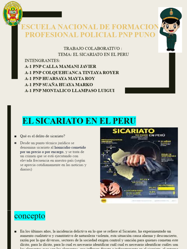 Sicariato en El Peru | PDF | Homicidio | Castigos