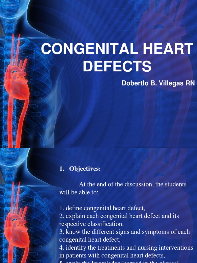 Overview of Congenital Heart Defects | PDF | Congenital Heart Defect ...