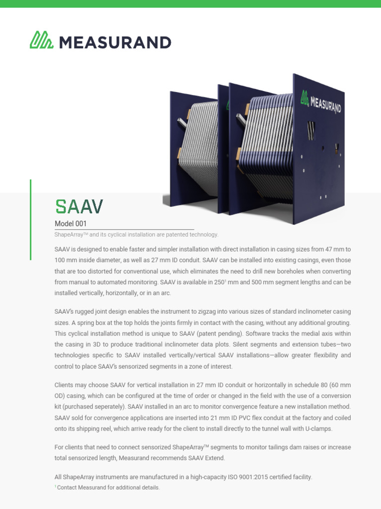 SpecSheet SAAV Specification Model001 21121 | PDF | Pipe (Fluid Conveyance) | Equipment