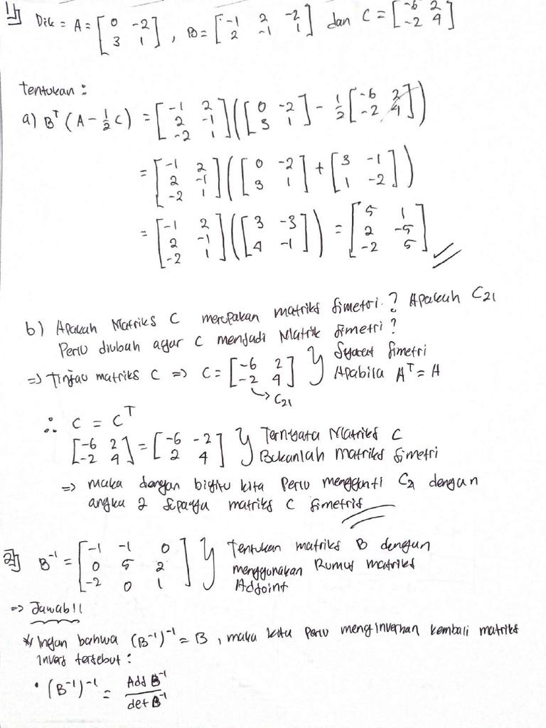 Aljabar Linear Elementer The | PDF