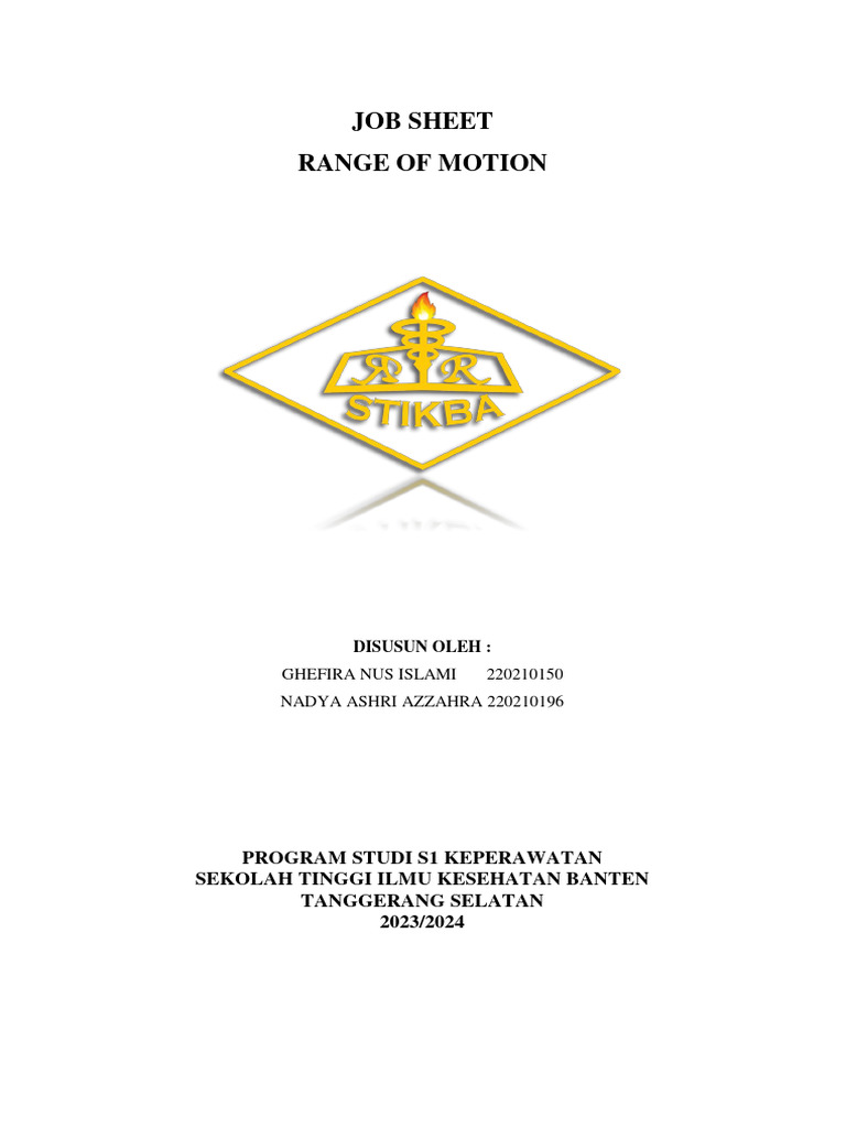 Jobsheet Rom | PDF | Kesehatan Holistik | Sains & Matematika