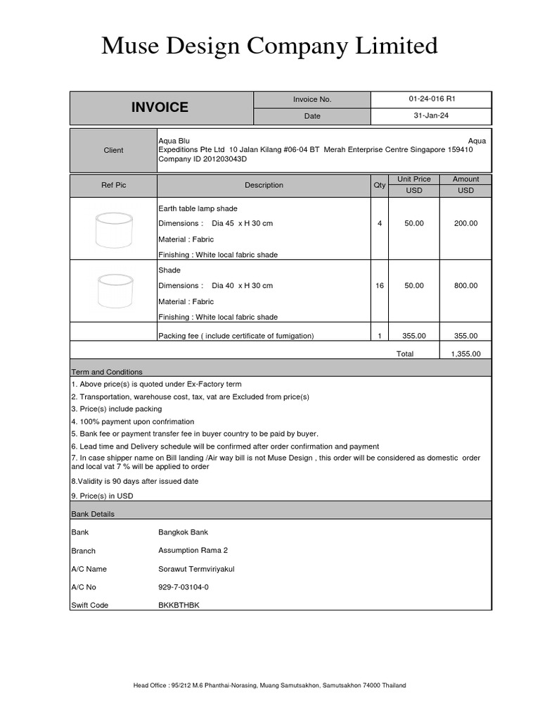 Lamp shades | PDF | Value Added Tax | Invoice