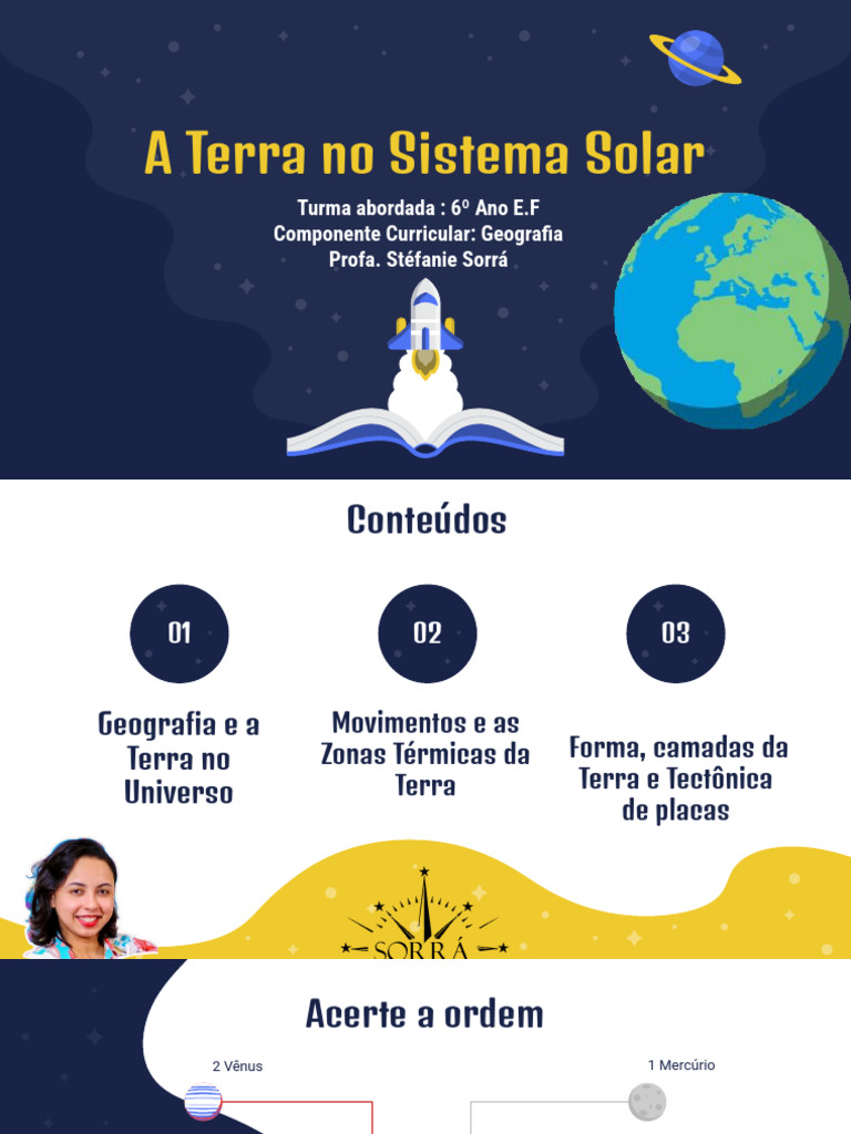 A Terra: Estrutura e Movimento no Espaço | PDF | Terra | Sol