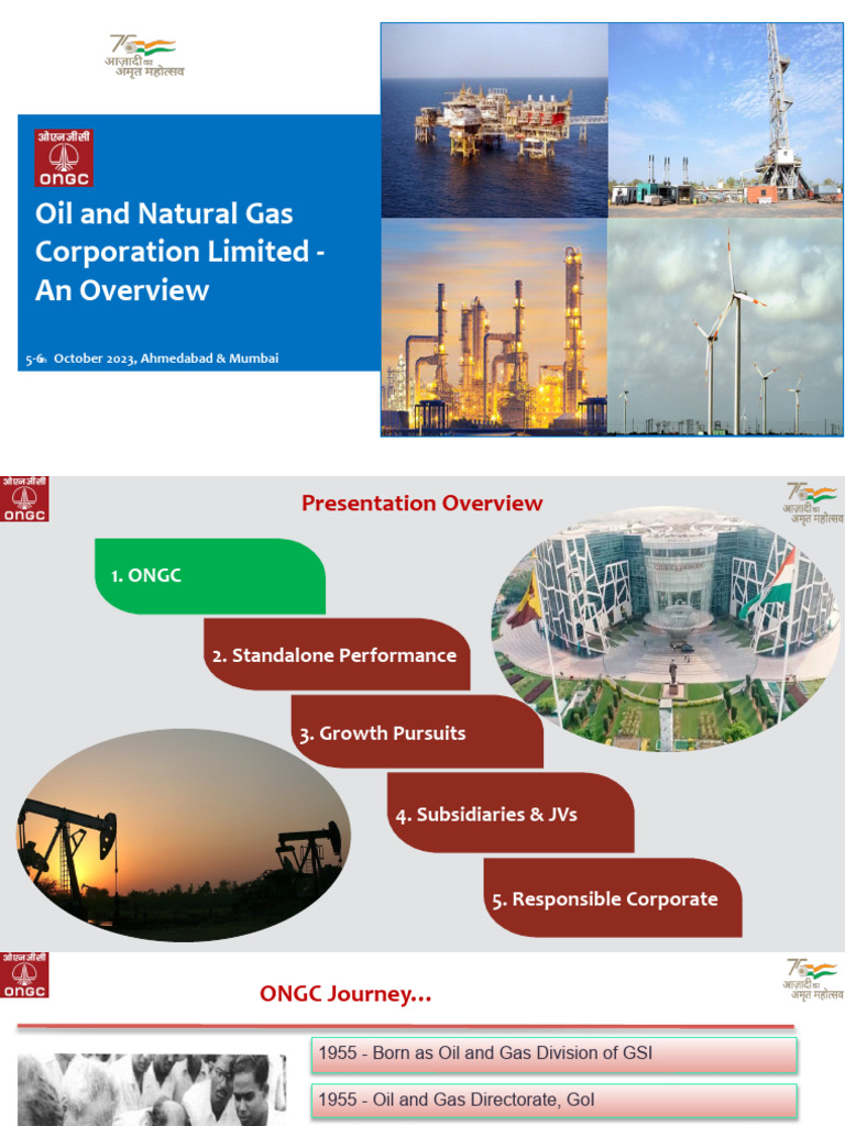 ONGC Overview To Auditors | PDF | Fuel Production | Petroleum