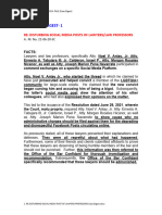 Case Digest - in Re: Atty. Gadon's Viral Video Against Raissa Robles (Canon II Section 14) | PDF ...