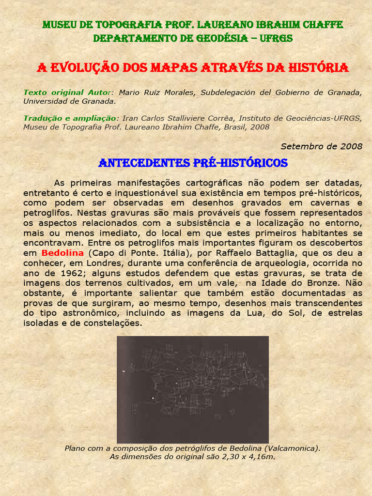 Evolução Histórica da Cartografia | PDF | Cartografia | Geografia
