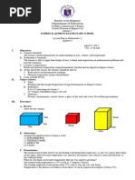 COT-in-MATH5 - READING AND MEASURING TEMPERATURE - MRMEDINA | PDF | Thermometer | Temperature