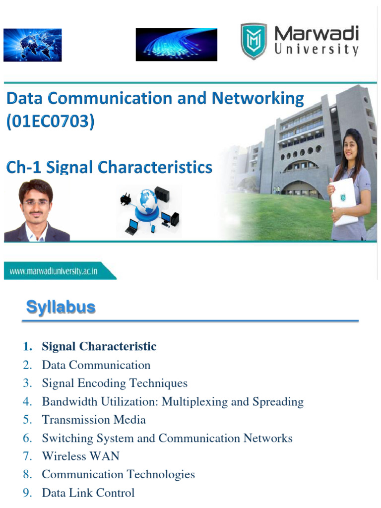 DCN - Ch-1 Signal Characteristics | PDF | Decibel | Signal To Noise Ratio