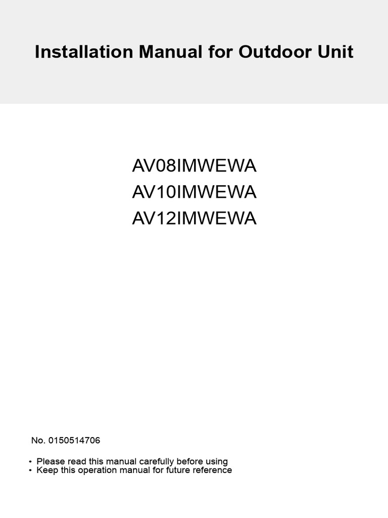MRV W | PDF | Air Conditioning | Continuum Mechanics