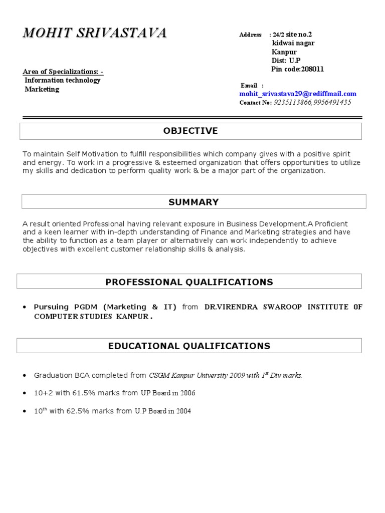 Mohit Resume | PDF
