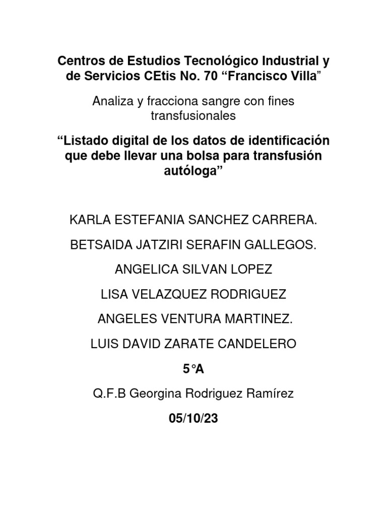 Centros de Estudios Tecnológico Industrial Y de Servicios Cetis No. 70 ...