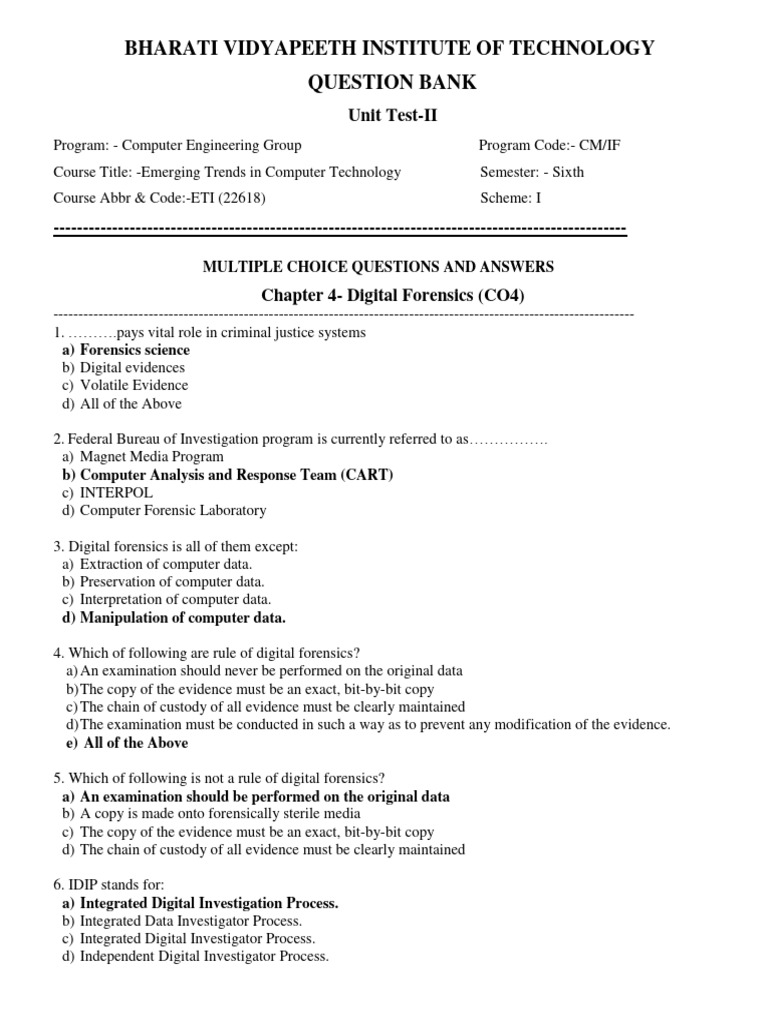 ETI 22618 UT2 Question Bank 2022-23 240523 | PDF | Security Hacker | White Hat (Computer Security)