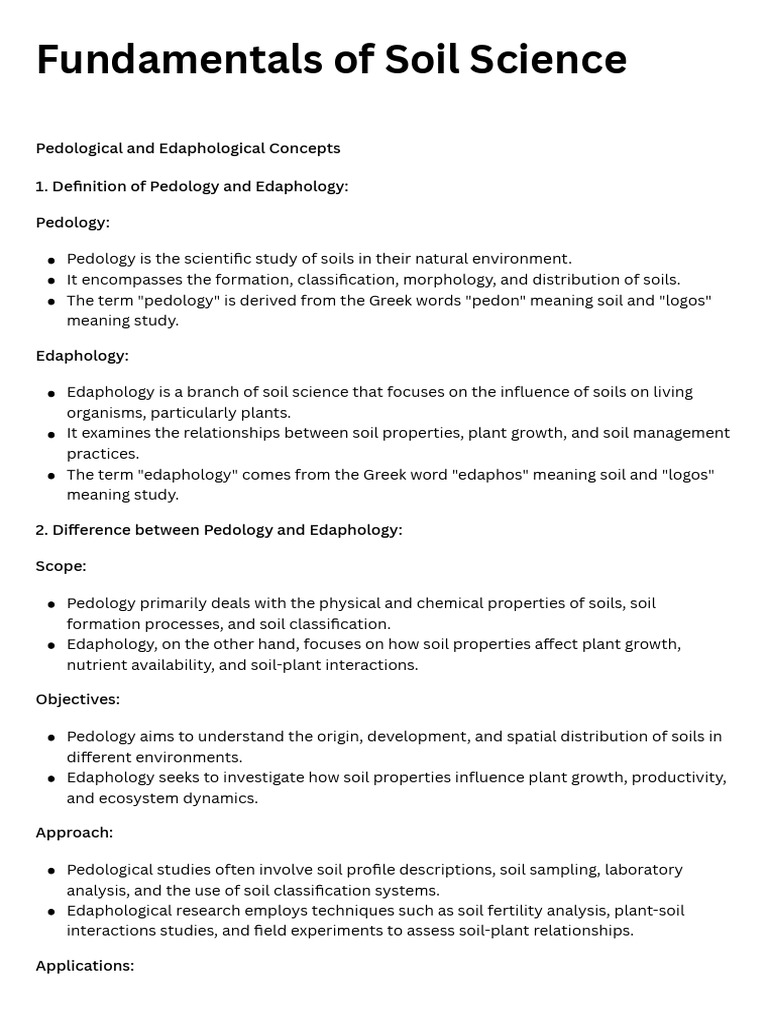 Soil Science | PDF | Soil | Weathering
