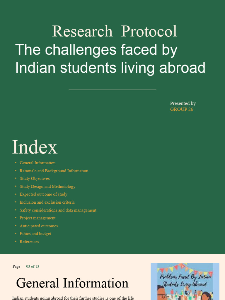 Research Protocol Gr26 | PDF | Survey Methodology | International Student
