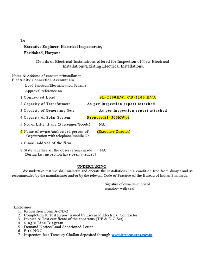 CEIG Request Letter On Company Letter Head | PDF