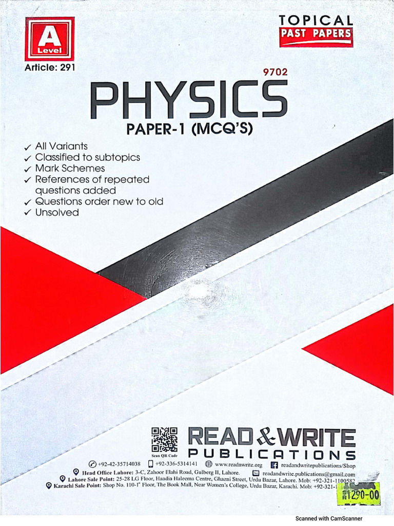 Phy P1 Topic 1 | PDF