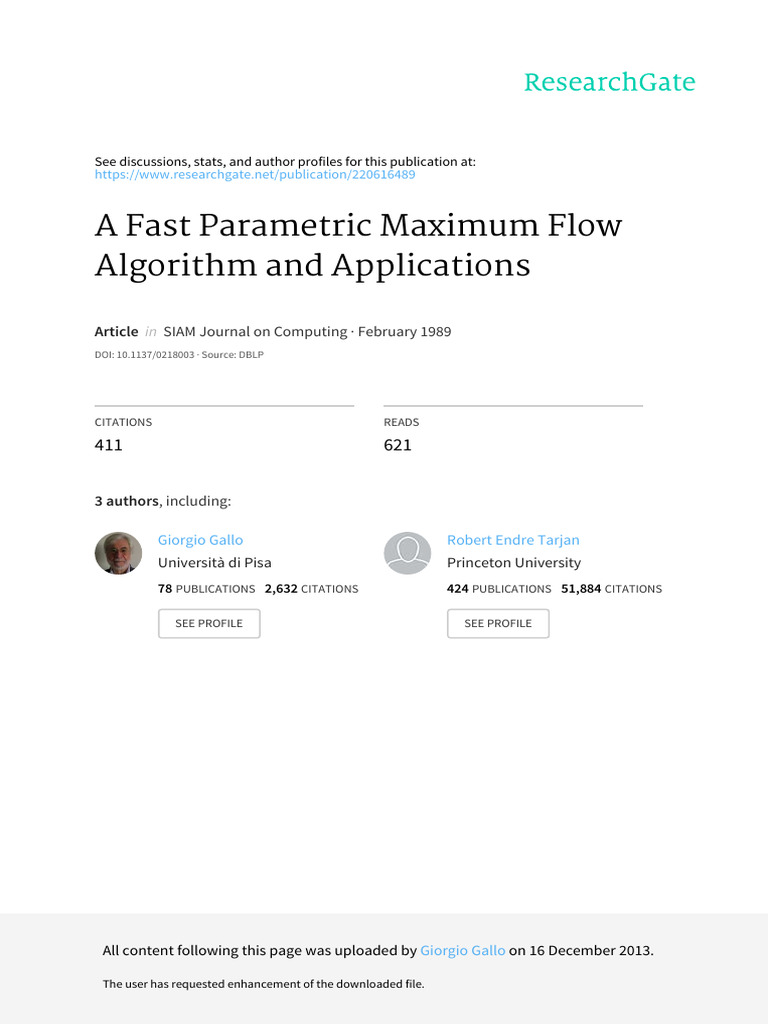 A_fast_parametric_maximum_flow_algorithm | PDF | Graph Theory ... A_fast_parametric_maximum_flow_algorithm | PDF | Graph Theory ...