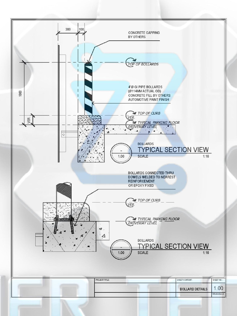 Bollard Detail | PDF