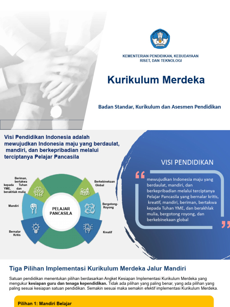01 Kurikulum Merdeka Dan Perencanaan Pembelajaran-1 | PDF