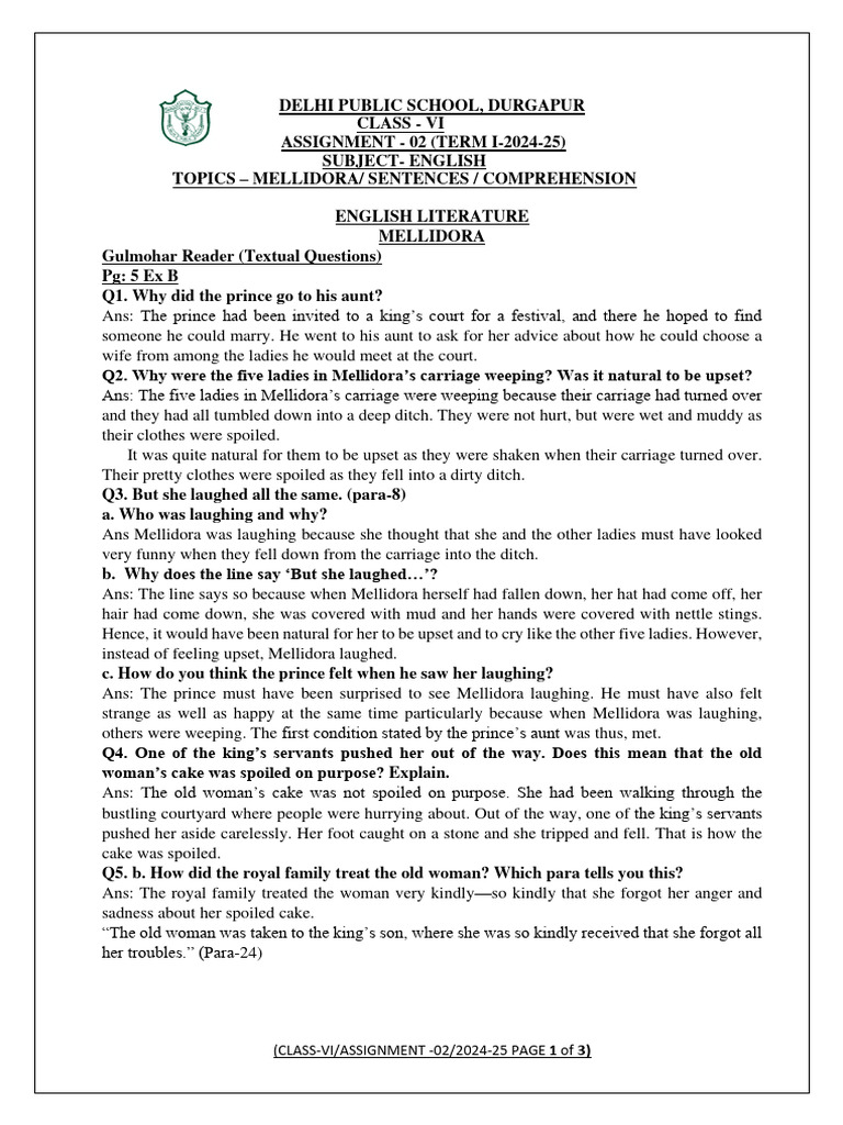 Class 6 Assignment 2 2024-25 | PDF | Transport | Train