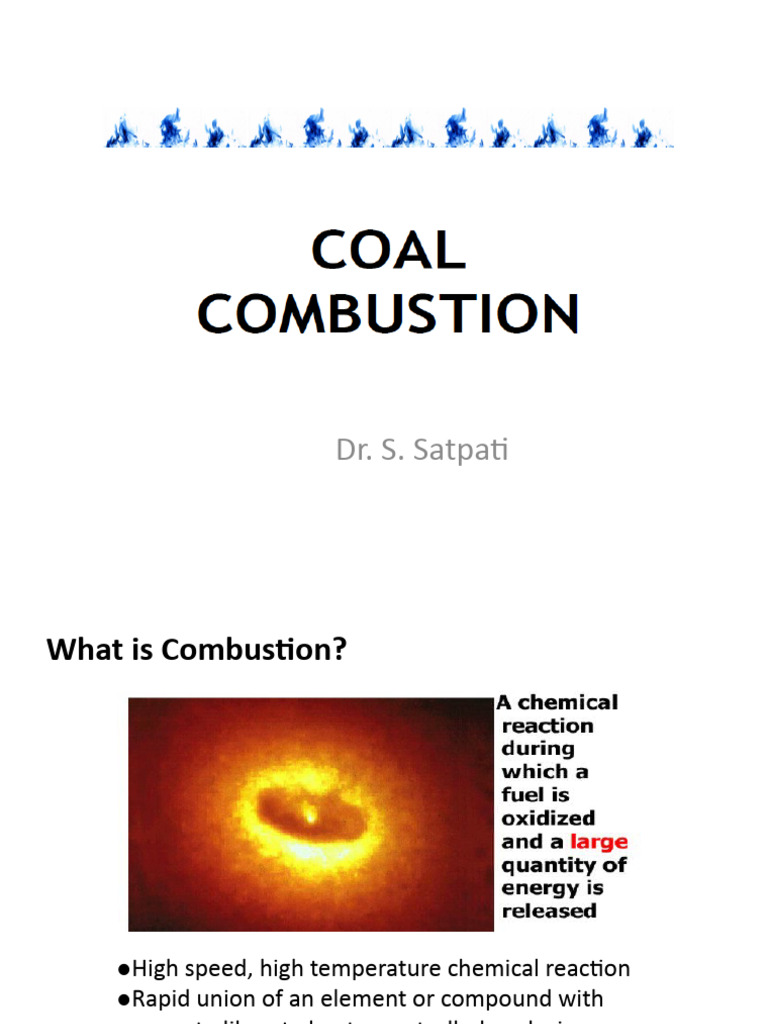 Coal Combustion | PDF | Combustion | Atmosphere Of Earth