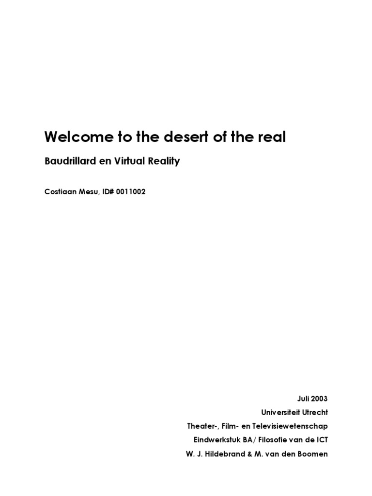 Baudrillard | PDF