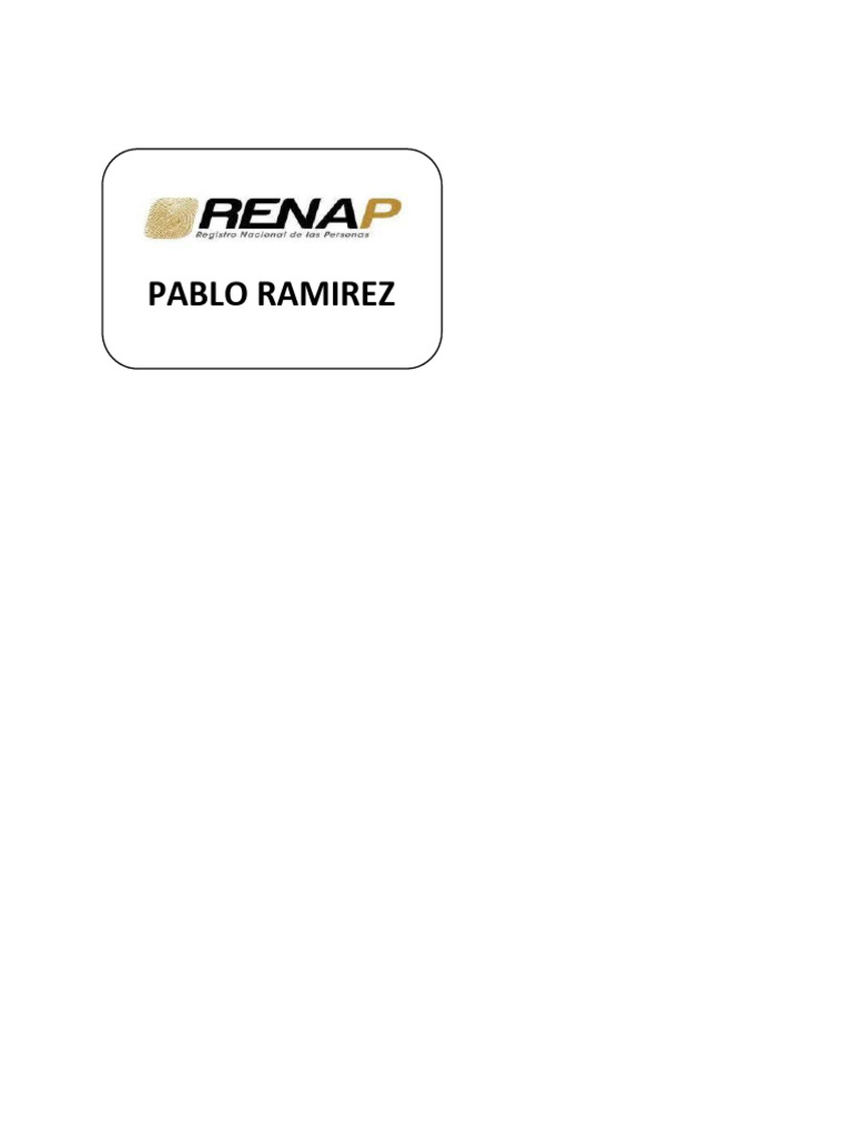 RENAP | PDF
